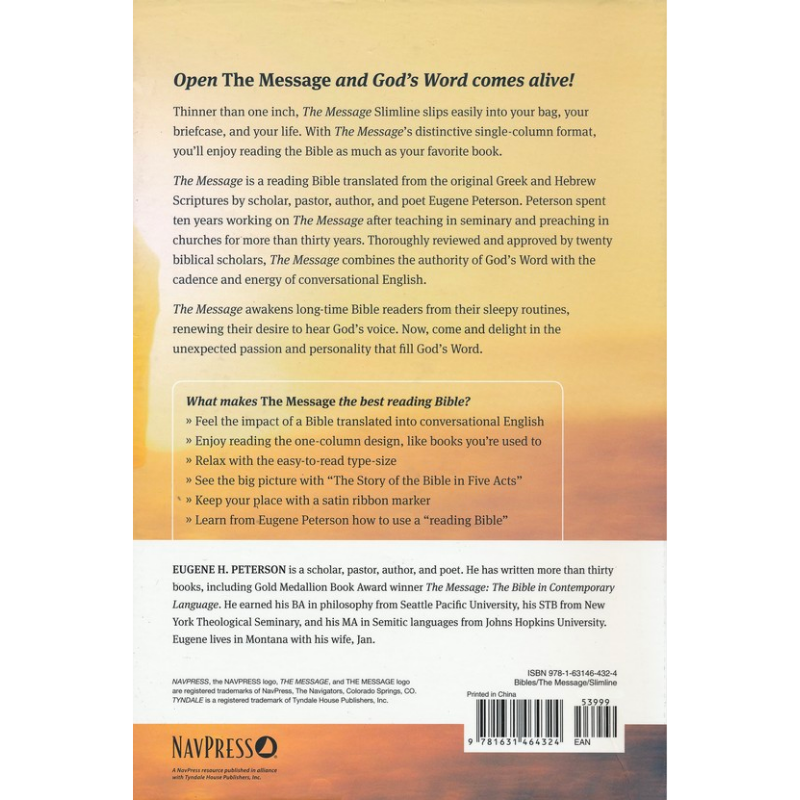 Message Bible Slimline Brown & Pink | SU Books | Buy Christian Books ...