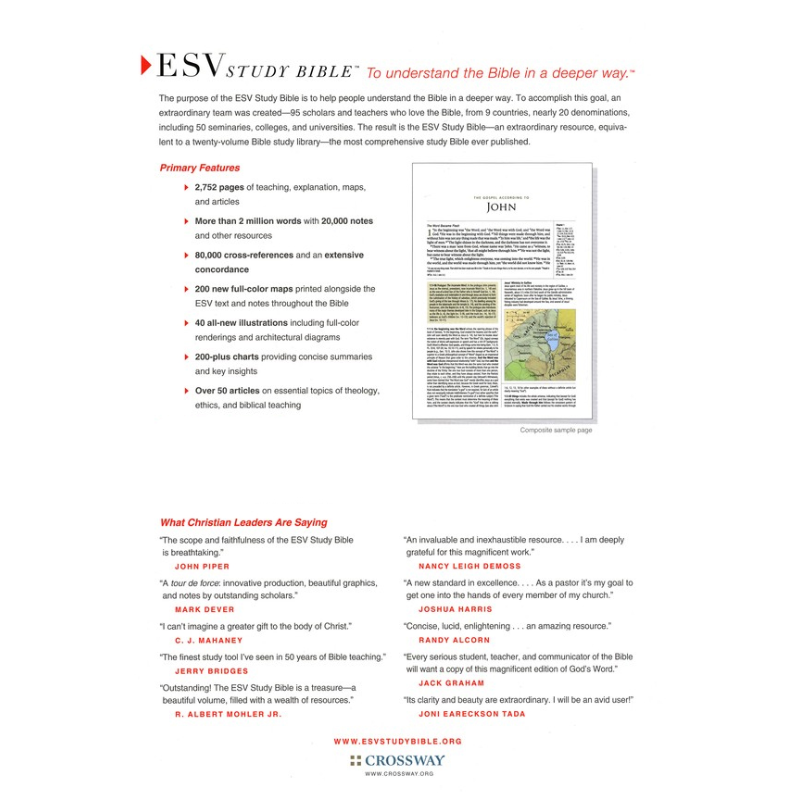 ESV Study Bible Forest/Tan Trail Design | SU Books | Buy Christian ...